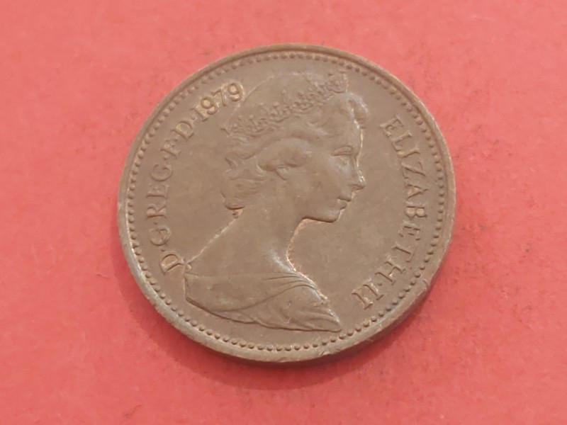 Britanija - 1 penny 1979 god