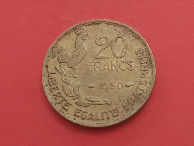 Francuska  - 20 francs 1950 god