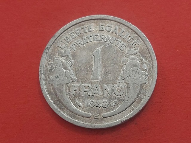 Francuska  - 1 franc 1948 god b