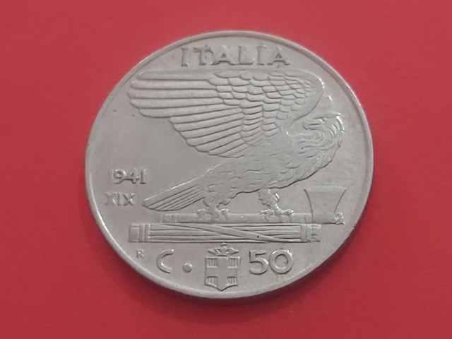 Italija  - 50 cent 1941 god