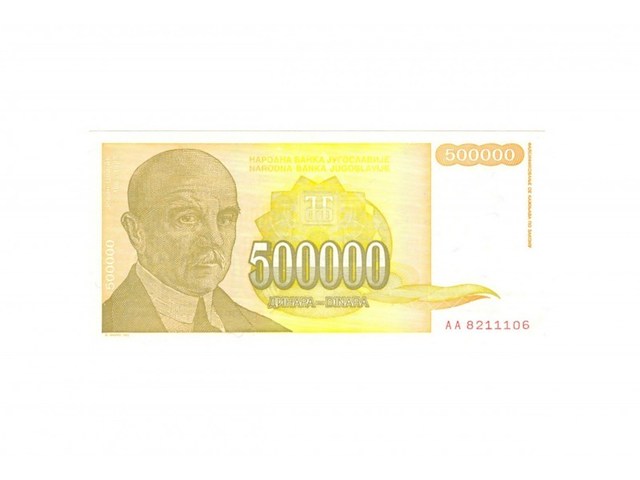 500.000 dinara 1994 UNC