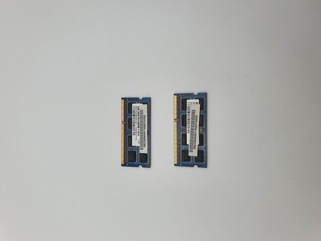 RAM memorija 4gb 2x2gb za laptopove 1066Mhz ddr3