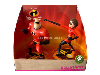 Incredibles 2 Play Set Figures Mr Incredible Elastigirl