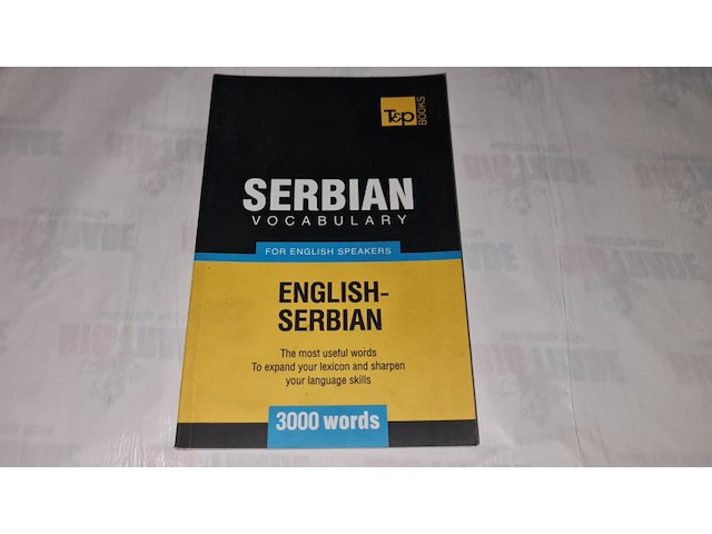 Serbian vocabulary for english speakers