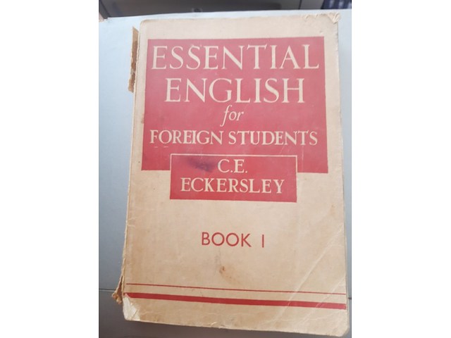 Essentil english for foreigen students ce.eckersley I