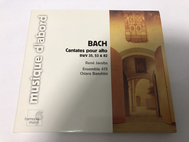 Bach, René Jacobs, Ensemble 415, Chiara Banchini – Can