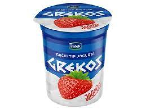 Grekos jogurt jagoda 700g čaša