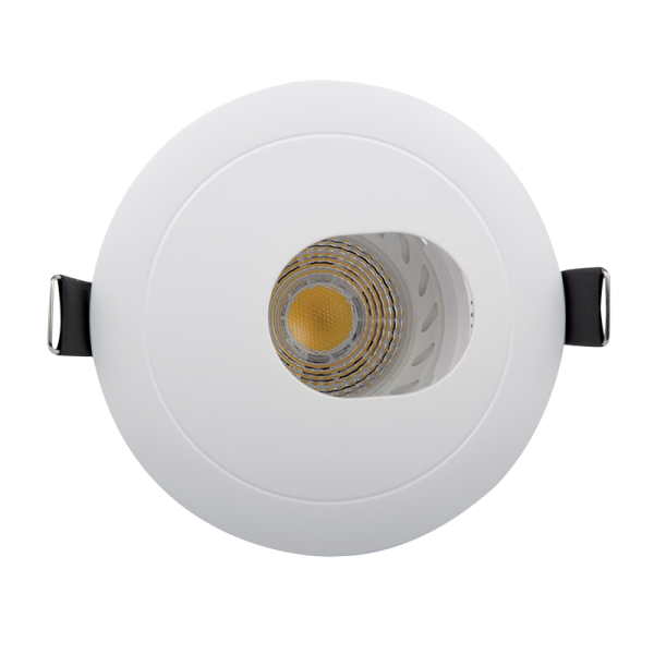 LED PLASTIČNA OKRUGLA SPOTLAMPA PAR 16 COB 7W 2700-3000K BELA