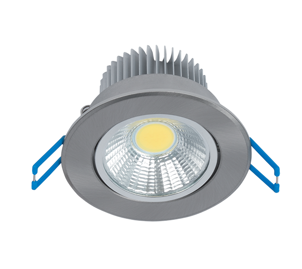 LSLCOB LED SPOT SVETILJKA 7W 4000K-4300K 230V SATIN NIKL