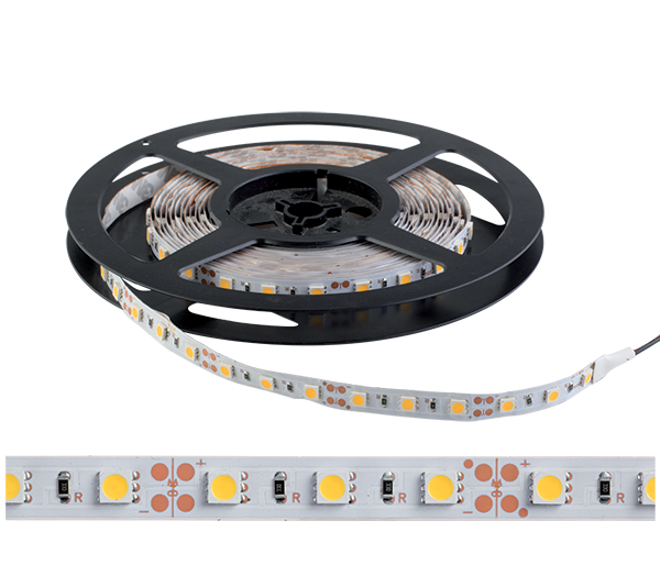 LED TRAKA LED300 5050 12V DC IP20 60PCS/1M ŽUTA