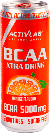 ACTIVLAB
BCAA EXTRA DRINK - ORANGE, 330 ml
Dodatak ishrani