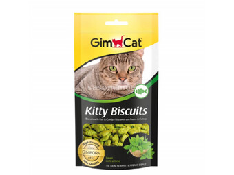 GIMCAT KITTY BISKVITI RIBA I MACJA TRAVA POSLASTICE ZA MACKE 40 g