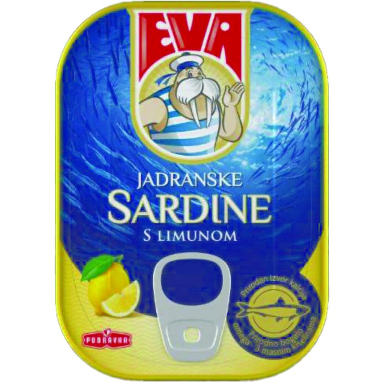 Eva sardina s limunom 100g eva