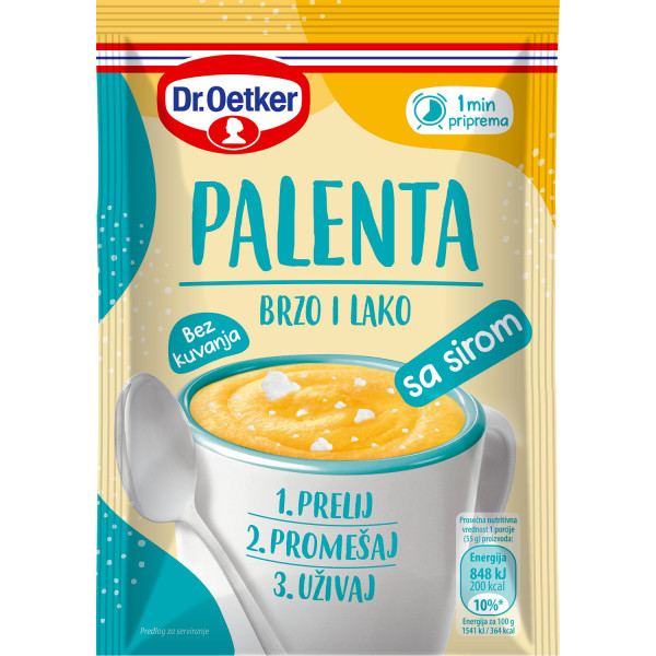 Dr.Oetker instant palenta sa sirom 55g