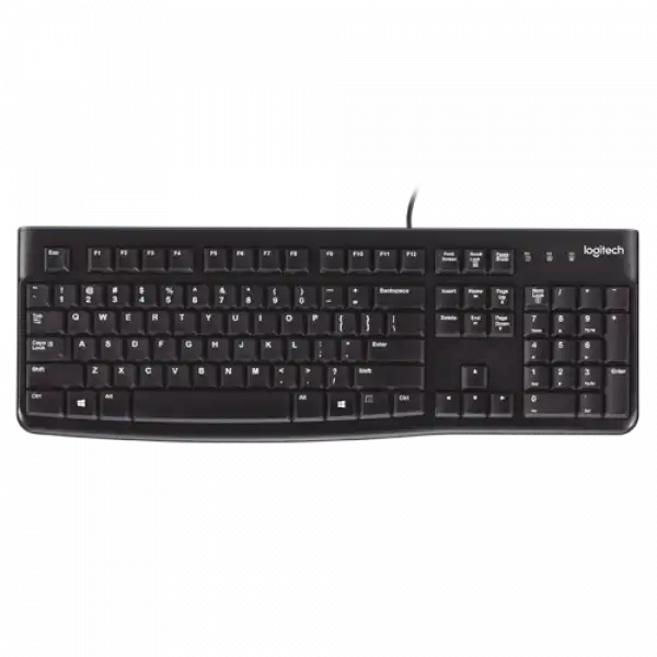 LOGITECH Žična tastatura K120 US (Crna) - 920-002509