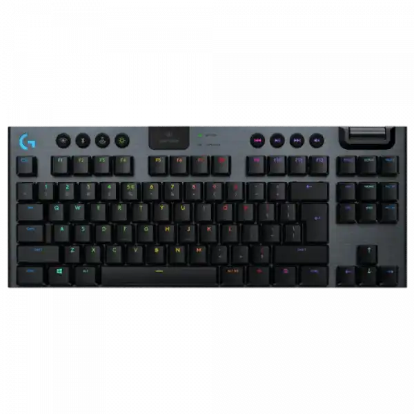 LOGITECH Bežična gejmerska tastatura G915 TKL Lightspeed Wireless US (Crna)