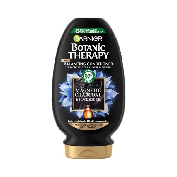 GARNIER Botanic Therapy Balzam za kosu magnetic charcoal, 200 ml