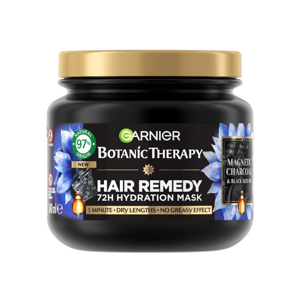 GARNIER Botanic Therapy Maska za kosu magnetic charcoal, 340 ml