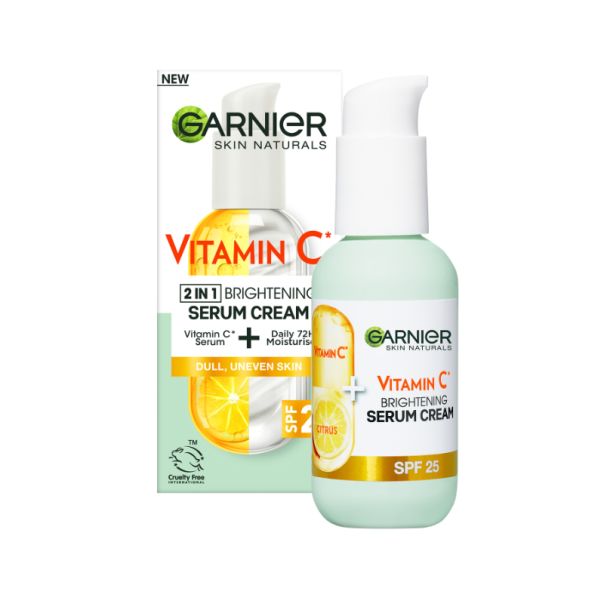 GARNIER Serum - krema za lice 2u1 vitamin C, 50 ml