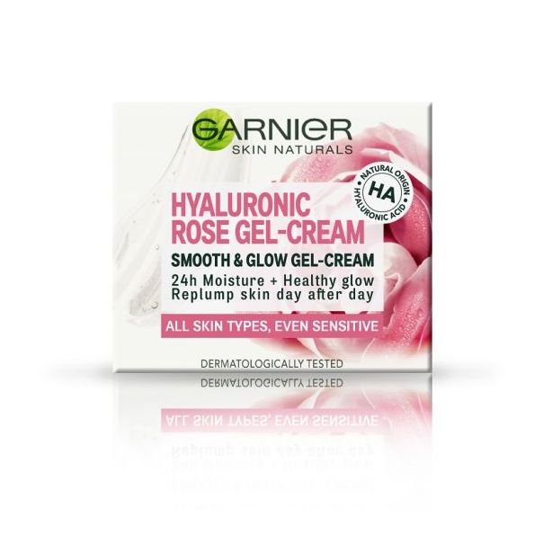 GARNIER Skin Naturals Gel-krema za lice hyaluronic rose, 50 ml