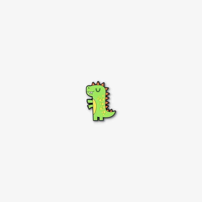 CROCS Bedž green dino U
