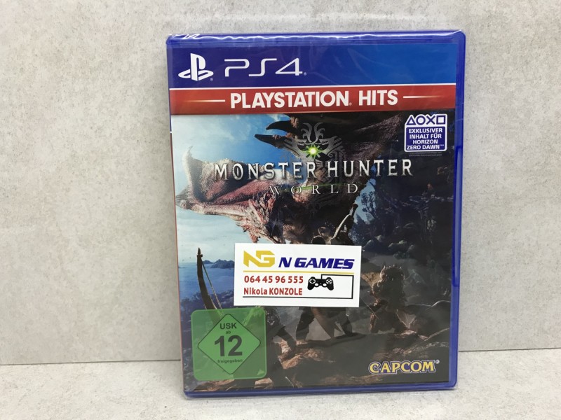 Monster Hunter World - PS4 igra / NOVO u celofanu