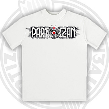Bela dečija majica "Partizan" FK Partizan (vel. 2-6) 3739