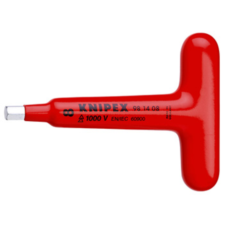 Knipex – Imbus ključ sa T-drškom izolovan 1000V 6mm – 98 14 06
