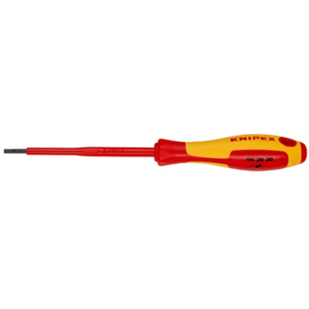 Knipex – Odvijač ravni 1000V VDE 3mm – 98 20 30