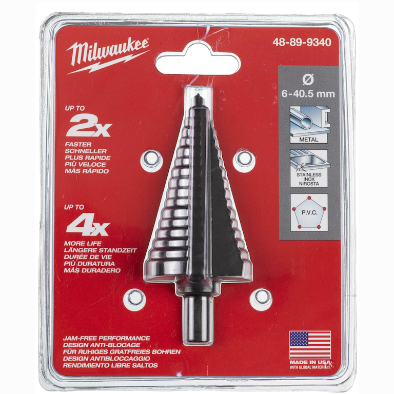 Milwaukee Stepenasta burgija za metal, 6 – 40.5 mm, 48899340