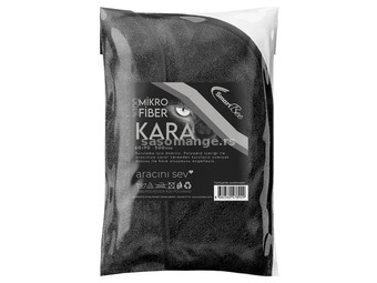 KARA - Mikrofiber peškir za sušenje automobila 60x90cm 500GSM - crna