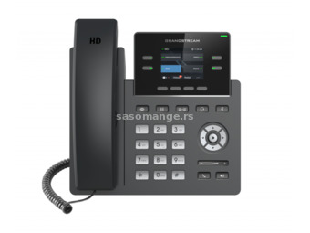 Grandstream GRP-2612 Carrier-grade 4-line/2-SIP VoIP HD telefon, podesivi 2.4" TFT color LCD 320x...