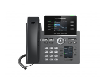 Grandstream GRP-2614 Carrier-grade 4-line/4-SIP VoIP HD telefon, podesivi 2.8" &amp; 2.4" (8 MPK) dua...