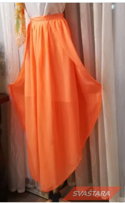 Duga suknja flurocentno narandžasta EXCUP