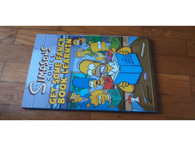 Simpsons comics: Get some fancy book learnin`