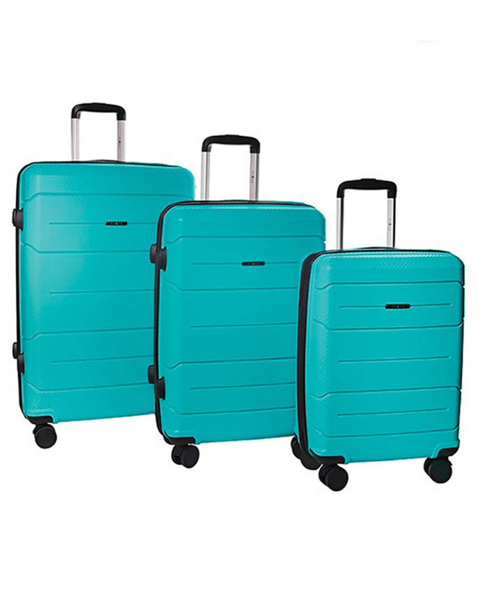 KOFER 3/1 SET MODENA TURQUOISE TROLLEY ENOVA