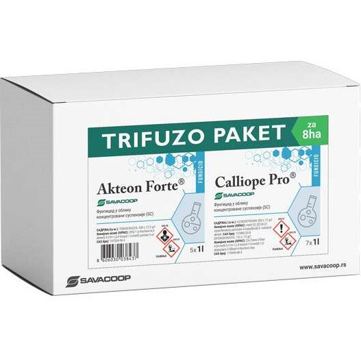 Paket trifuzo (akteon forte 5l + calliope pro 7l)