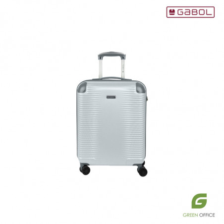 Elegantan kofer mali proširivi Gabol Balance - srebrne boje