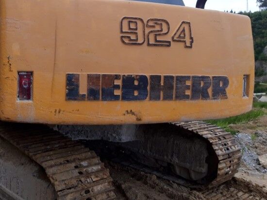 Liebherr R924B bager guseničar po rezervnim delovima