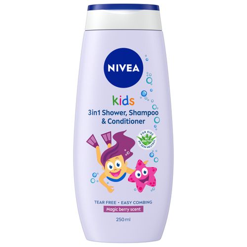 NIVEA 2u1 gel za tuširanje za devojčice 250ml