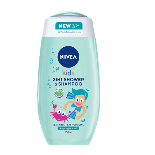 NIVEA 2u1 gel za tuširanje za dečake 250ml