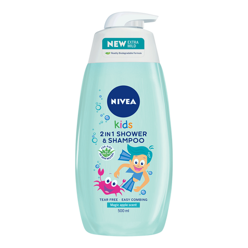 NIVEA 2u1 gel za tuširanje za dečake 500ml