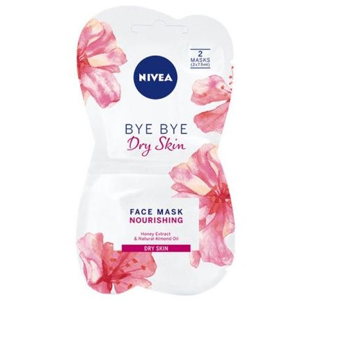 NIVEA Bye Bye Dry Skin maska za lice 2X7.5ml