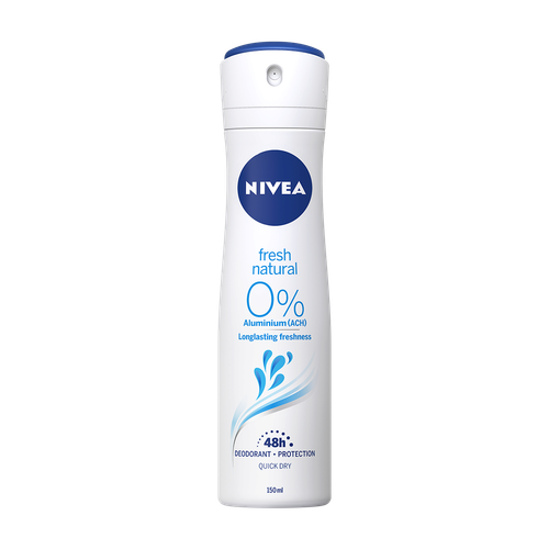 NIVEA Fresh Natural 0% Aluminium dezodorans u spreju 150ml