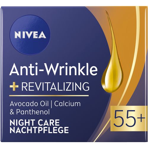 NIVEA Anti-Wrinkle Revitalizing noćna krema za lice 55+ 50ml