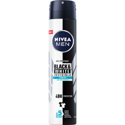 NIVEA Men Black&White Fresh dezodorans u spreju 200ml