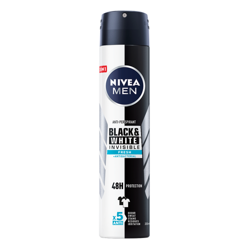 NIVEA Men Black&White Fresh dezodorans u spreju 200ml