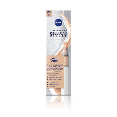 NIVEA Hyaluron Cellular Filler 3u1 korektor- dark 4ml