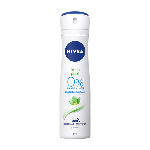 NIVEA Fresh Pure 0% Aluminium dezodorans u spreju 150ml