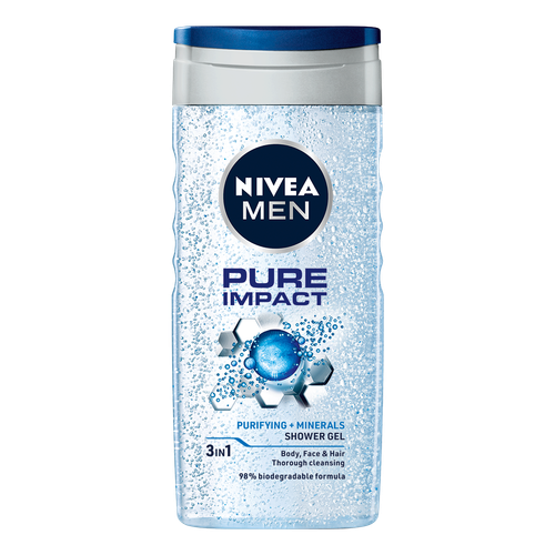 NIVEA Men Pure Impact gel za tuširanje 250ml